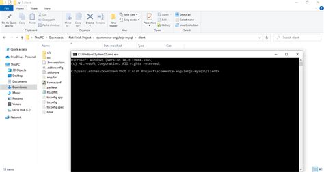 Ecommerce Website Project In Angular Js And Mysql