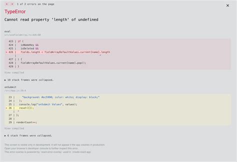 Fields From Usefieldarray Not Updated After Calling Reset Issue React Hook Form React