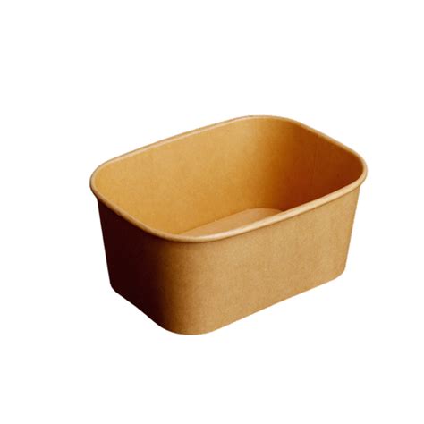 1000ml Rectangular Kraft Paper Container Base Urban Ecopack Urban