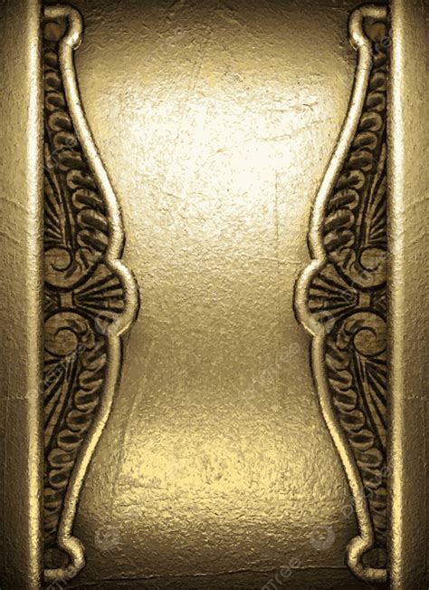 Golden Background Classic Vignette Illustration Vector Classic Vignette Illustration Png And