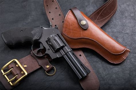 Colt Python Leather Holster Сustom Made Unique Design Vintage Look Retro Style High