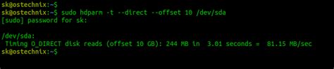 How To Find Hard Disk Data Transfer Speed In Linux Ostechnix