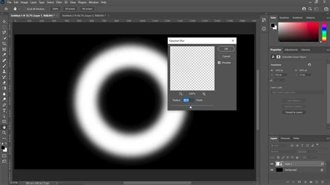 How To Create A Narrow Hoop And Blurred Edge Adobe Support Community