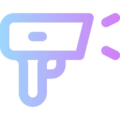 Barcode Scanner Super Basic Rounded Gradient Icon
