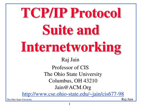 PPT TCP IP Protocol Suite And Internetworking PowerPoint Presentation ID