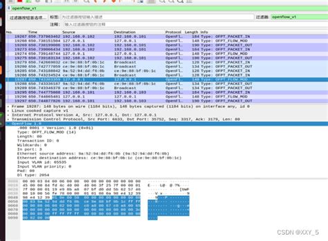 open flow协议分析 openflow 交换机互ping流表变化 csdn博客