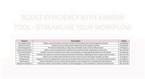 streamline your workflow with kanban tool to boost efficiency excel