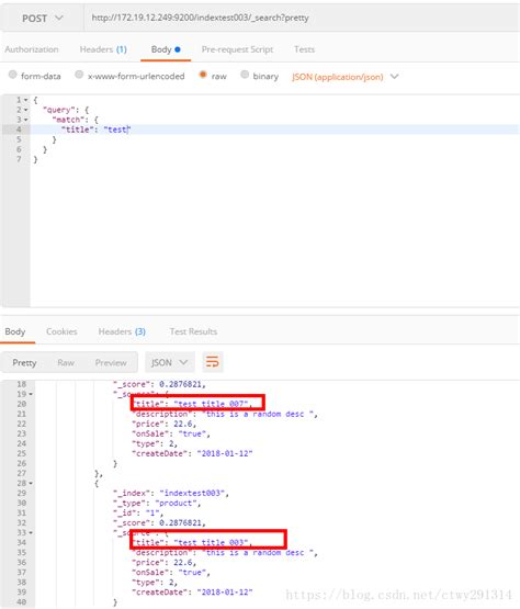 Elasticsearch 通过 Restful Api 操作数据es 通过接口保存 Csdn博客