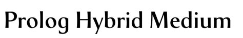 Prolog Hybrid Medium Font Webfont And Desktop Myfonts