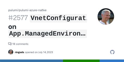 `vnetconfiguration` On `appmanagedenvironment` Not Applied On Actual