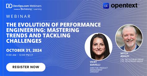 Join The Webinar The Evolution Of Performance Engineering Mastering Trends And Tackling