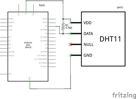 Dht11 Module Temperature Circuit MaxPhi