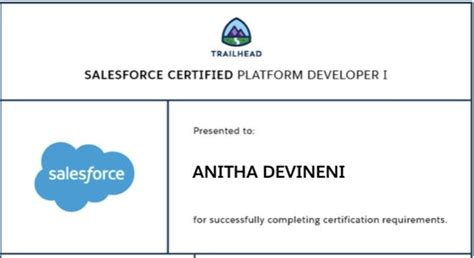 Salesforce Trailhead Salesforcedeveloper Ladiesbearchitects Womenintechnology Anitha D