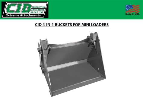 Mini Loader 4‑in‑1 Buckets Multi‑purpose Bucket Attachment Lec Mini Loader 4‑in‑1 Buckets Multi‑purpose Bucket Attachment Lec
