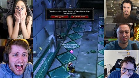 Streamers Reacting To My Hardcore Death Onlyfangs Youtube