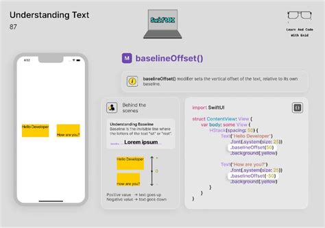 Learn And Code With Enid On Linkedin Baselineoffset Modifier In