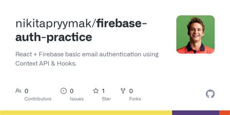 Github Nikitapryymakfirebase Auth Practice React Firebase Basic