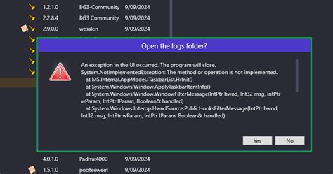 Updated BG MM For Patch Keep Getting This Error Now Discussion Nexus Mods Forums
