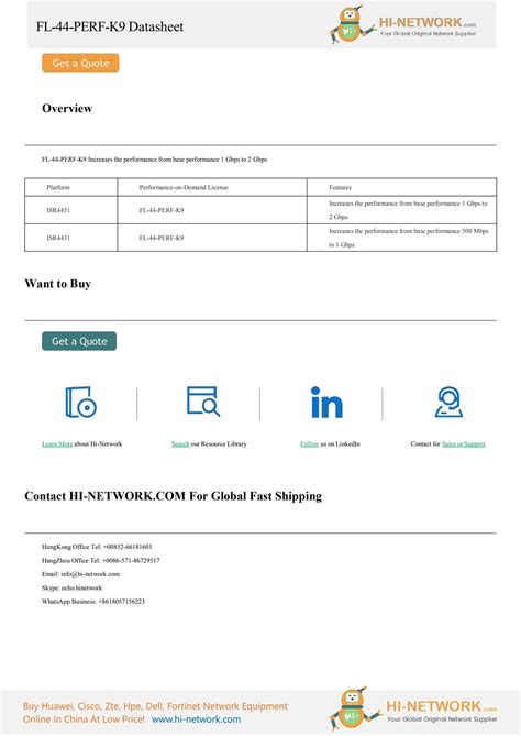 Cisco Fl 44 Perf K9 Datasheet By Hi Network Issuu