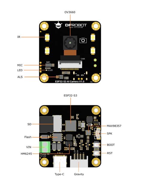 ai camera module esp32 s3 ov3660 2mpx wifi bluetooth dfrobot