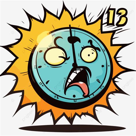 daylight savings ends vector sticker clipart cartoon cartoon clock