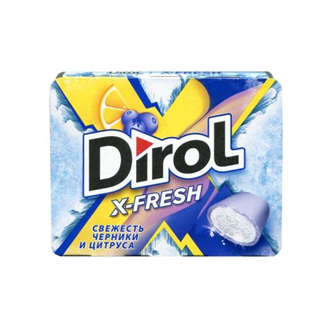 Купить Жевательная Резинка Dirol X-Fresh Черника Цитрус 16г с доставкой ...