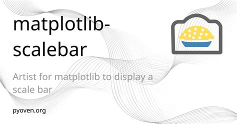 Matplotlib Scalebar Oven