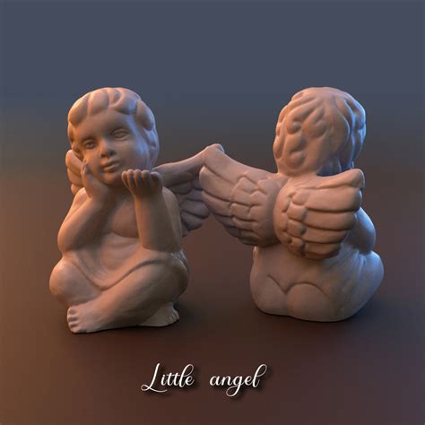 Free 3d File Little Angel・design To Download And 3d Print・cults