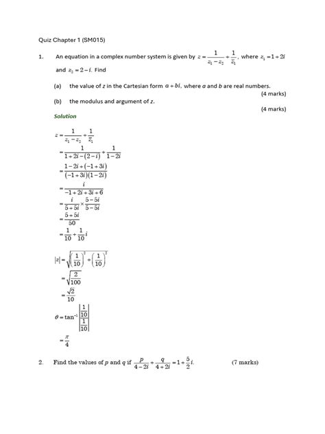 Quiz Chapter 1 Sm015 Pdf