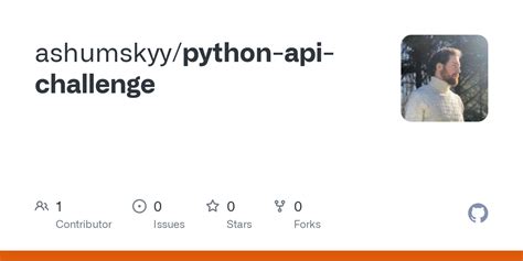 GitHub Ashumskyy Python Api Challenge