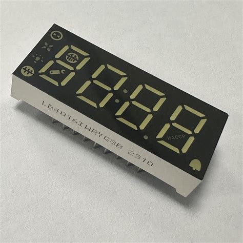 Multicolour 4 Digit 7 Segment Led Display Common Cathode For Refrigerator Control Panel