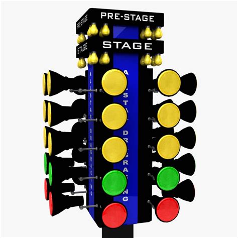 drag racing tree modelo 3d 50 obj ma free3d