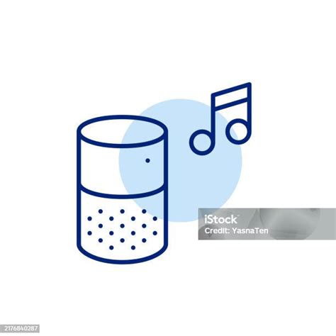 스피커와 음표 오디오 재생 방송 및 사운드 시스템 픽셀 완벽한 벡터 아이콘 마이크에 대한 스톡 벡터 아트 및 기타 이미지 마이크 검은색 노래방기계 Istock