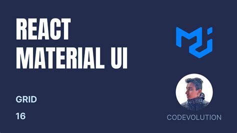 react material ui tutorial 16 grid youtube