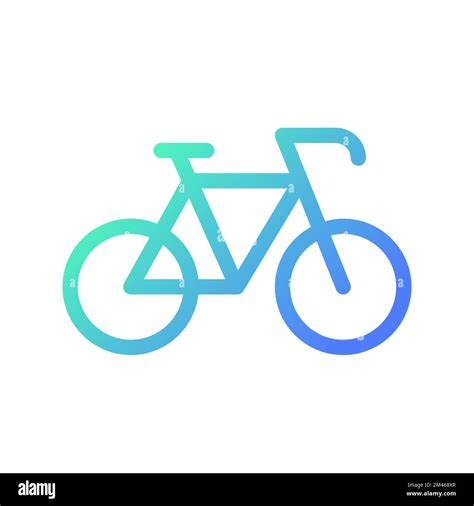Bicycle Pixel Perfect Gradient Linear Ui Icon Stock Vector Image And Art