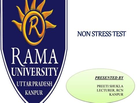Fetal Non Stress Test Pptx Pregnancy Reproductive Health