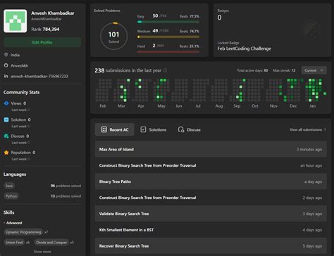 Completed 100 Questions On Leetcode 👨‍💻 Next Goal 200 Questions