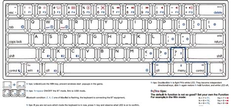 SKYLOONG 61 Key V2 Series RGB USB Plus Bluetooth 2 Mode Keyboard User Guide