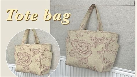 Diy Handmade Linen Tote Bag 핸드메이드 토트백 만들기 가방 만들기 재봉틀 배우기 린넨 가방 🤎 Youtube
