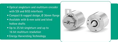 Eho36 Miniature Absolute Encoder With Energy Harvesting Technology Lika Usa