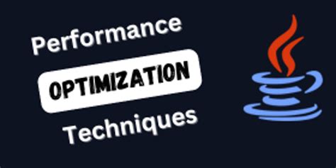 Java Performance Optimization Techniques Dev Community