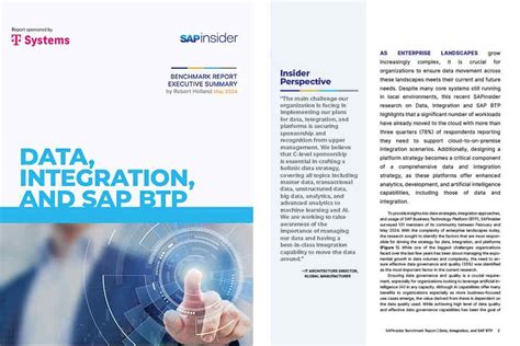 Data Integration And SAP BTP T Systems
