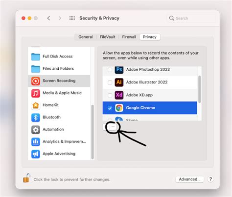 I Am Unable To Share My Screen Even Though I Have Given All Mac Access To Meet Chrome