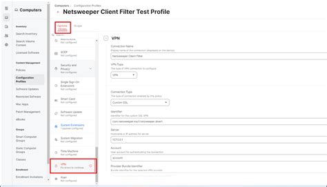 Jamf Configuration Profile Guide Netsweeper