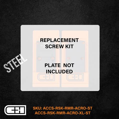 Replacement Screw Kit RMR ACRO ST RMR ACRO XL ST C H Precision