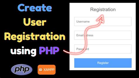 04 User Registration Using Php And Mysql Online Shopping System Tutorial In Php For Beginners