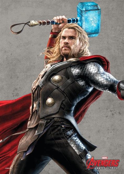 Thor Marvel Avengers Odinson Powerposes Power Poses Ultron Ageofultron Superhéroes Marvel