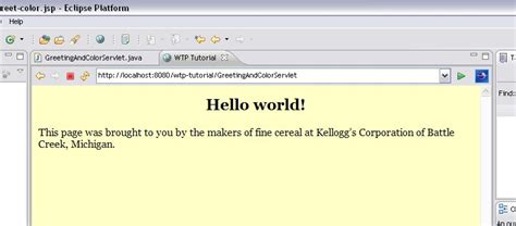 Tutorial Eclipse Web Tools Platform And Apache Tomcat