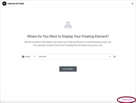 Add A Floating Bar To Your Site Elementor