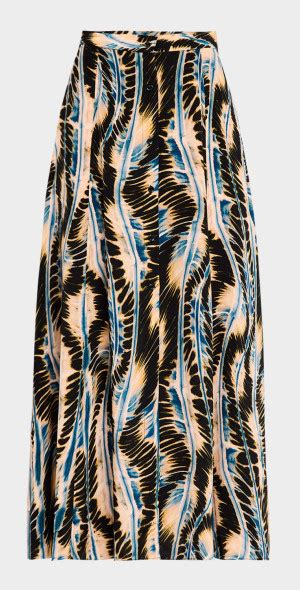 Ulla Johnson - Rowan Button-Front Silk Skirt